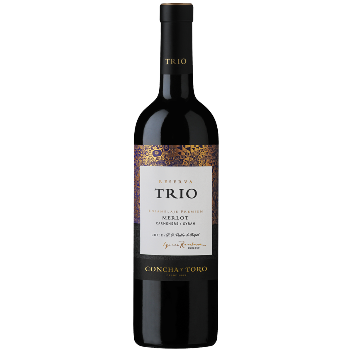VT TRIO RESERVA MERLOT 750ml CHI – La Dueña